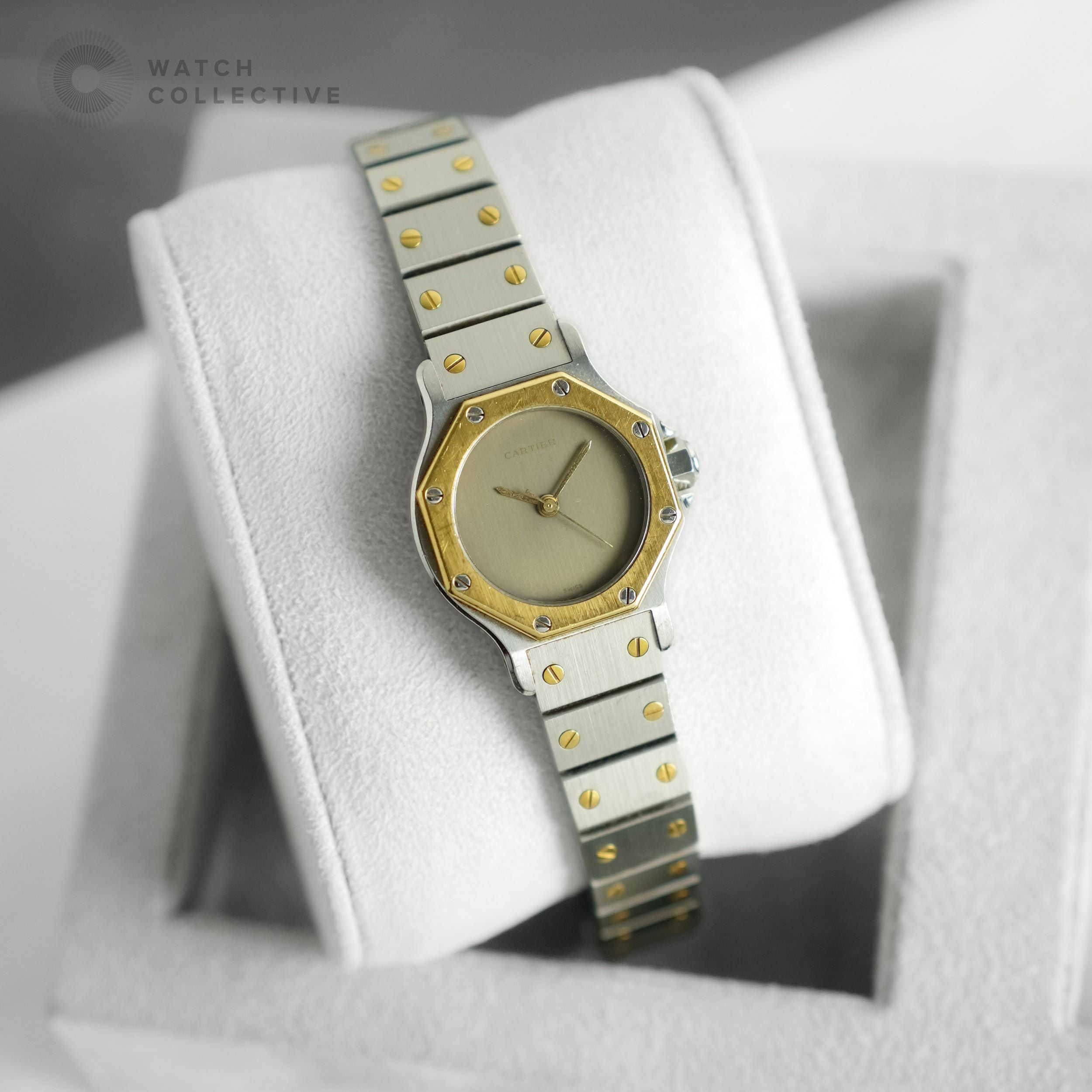 Cartier | Santos Octagon Ghost Two Tone Stainless steel 25mm automatic ...