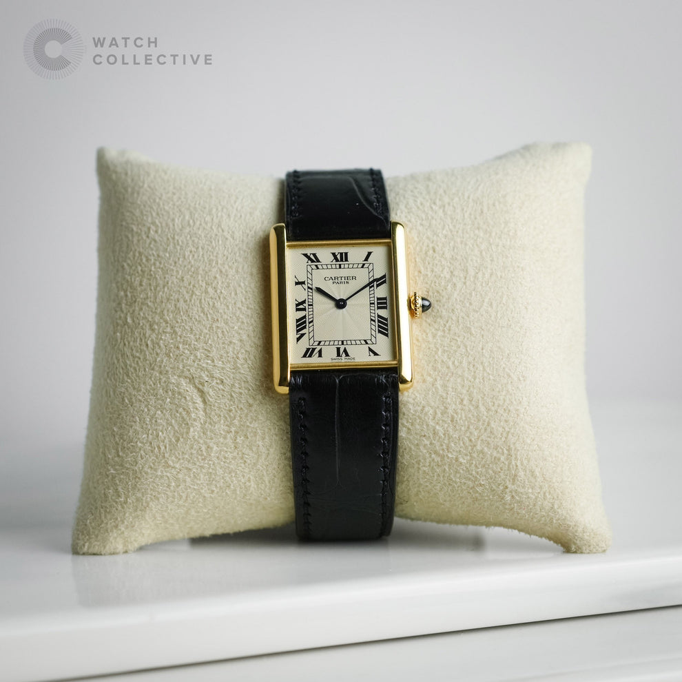 Cartier | Tank CPCP 18k Yellow Gold 23.5x30 mm Manual 1600 | Watch ...